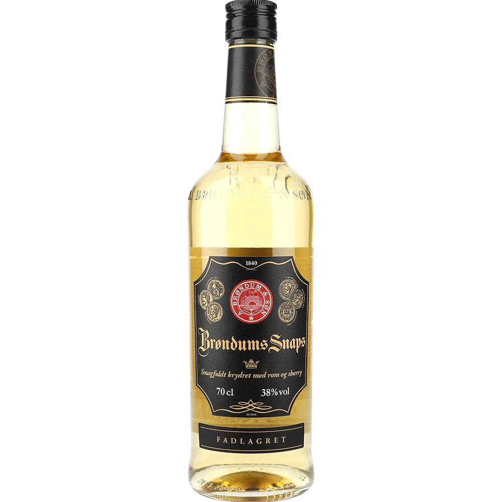 Brøndums Snaps Gylden, 0,7L – Nielsen Scan-Shop